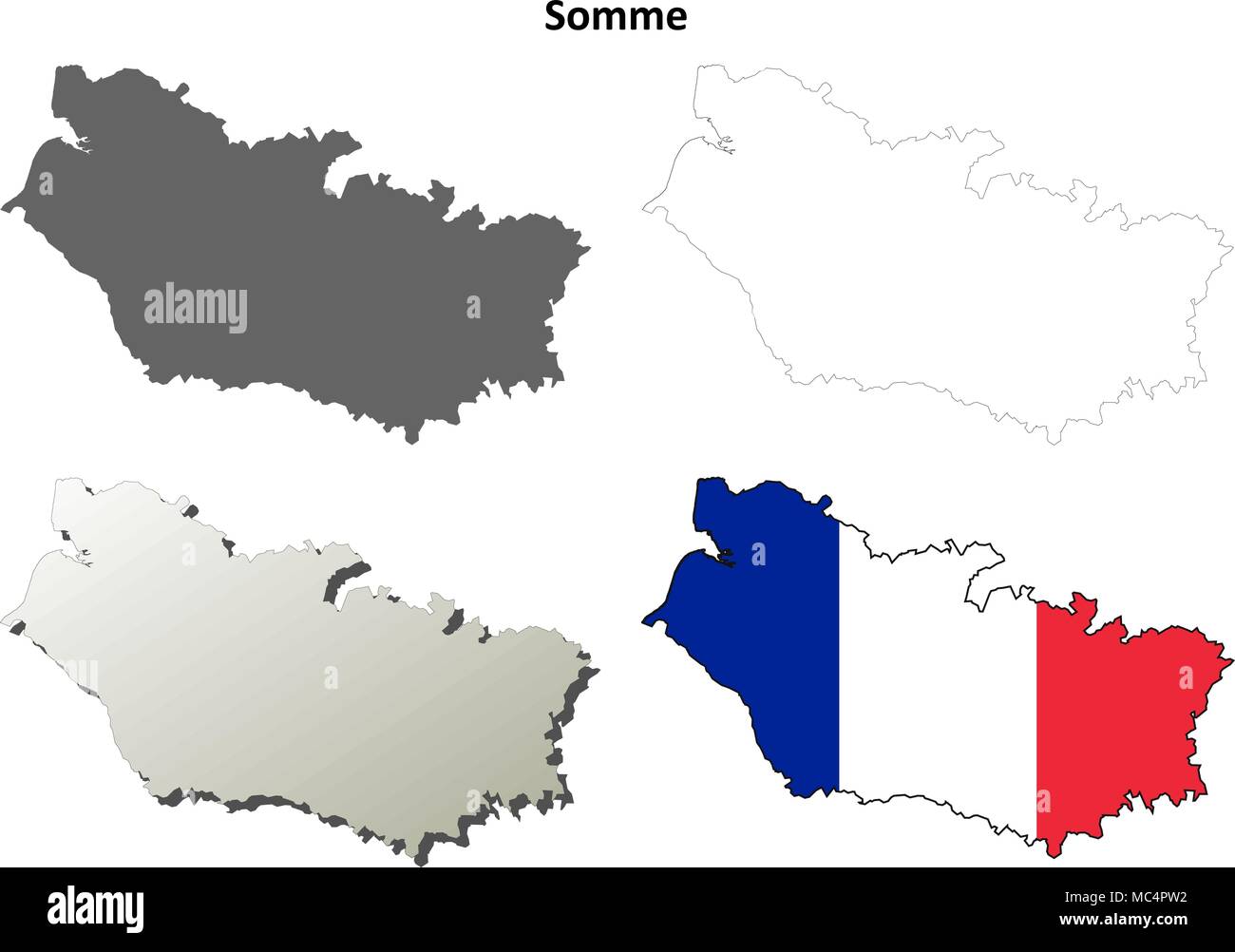 Somme map hi-res stock photography and images - Alamy