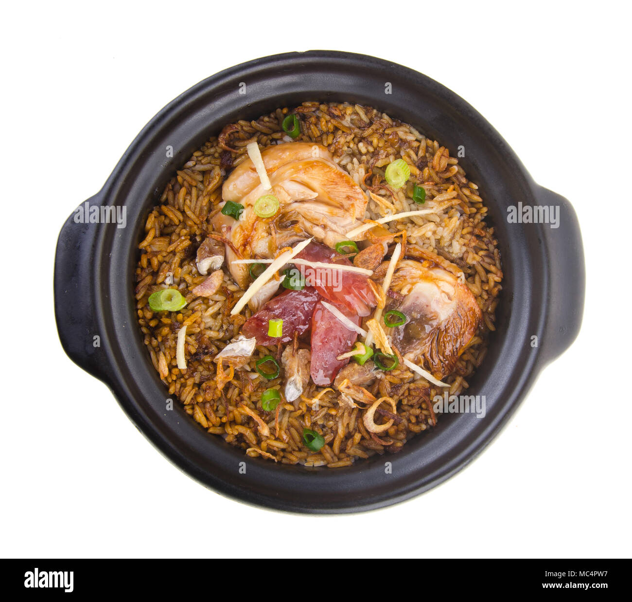 Claypot chicken rice. asia chinese food Stock Photo - Alamy
