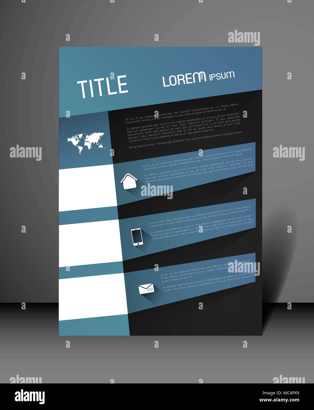 abstract modern poster design template Stock Vector Image & Art - Alamy