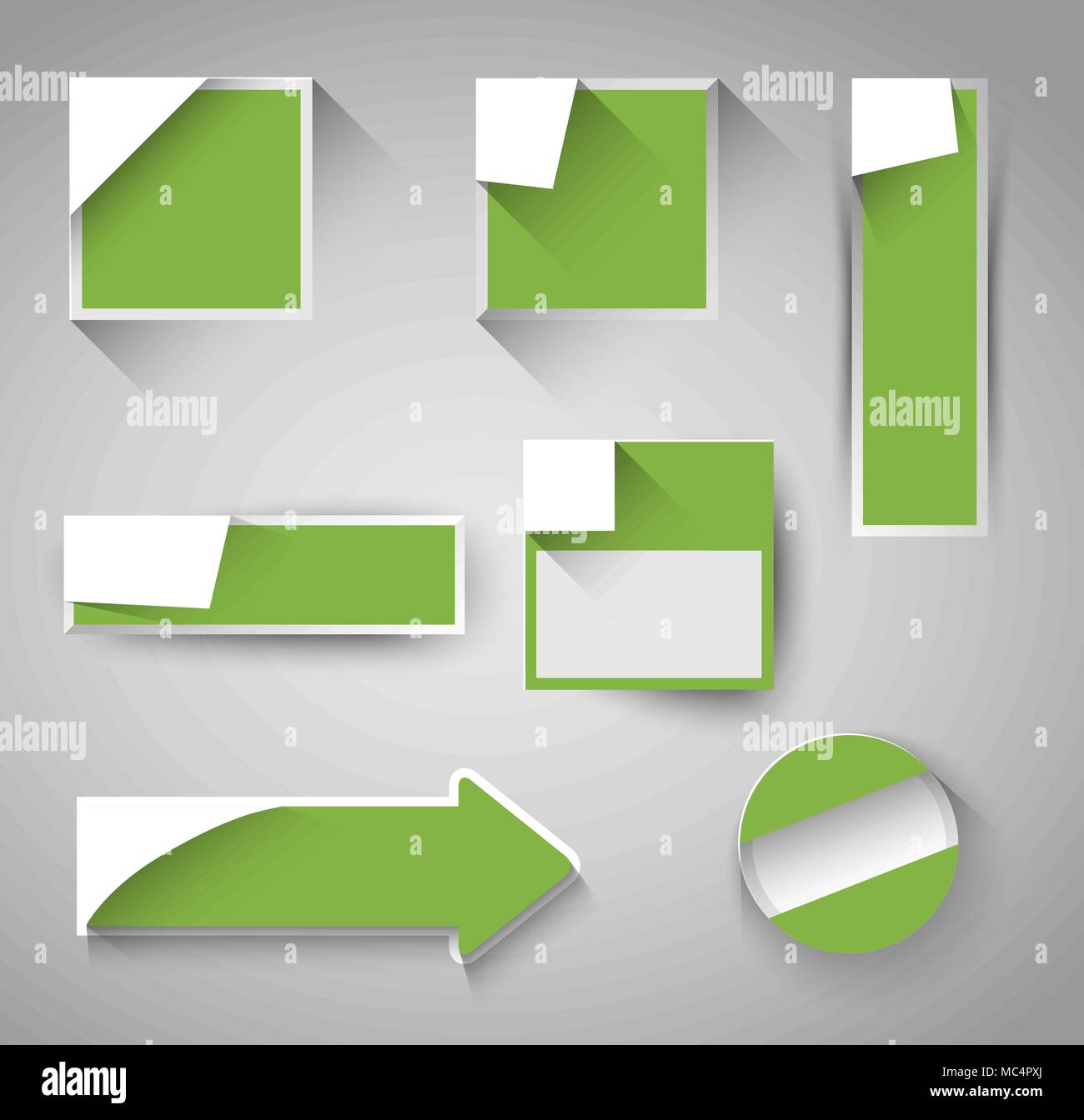 abstract stickers, tags, labels collection, design element Stock Vector ...