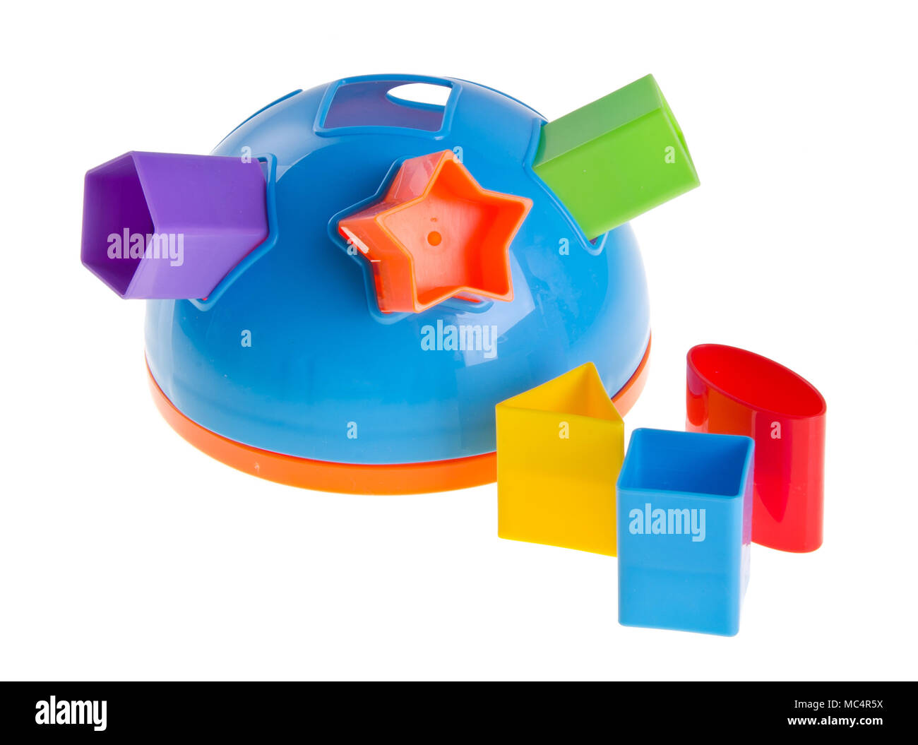 Shape Sorter. Childs toy shape sorter on background Stock Photo - Alamy