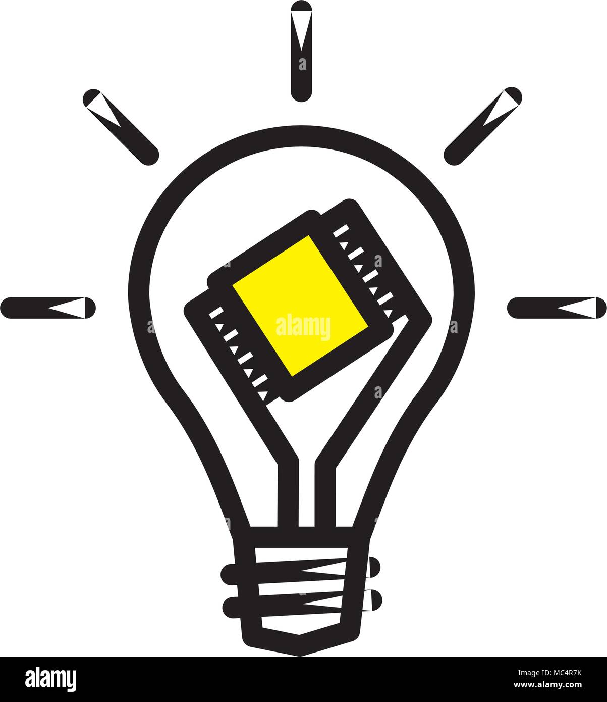 Light Bulb Lamp Stock Vector Image & Art - Alamy