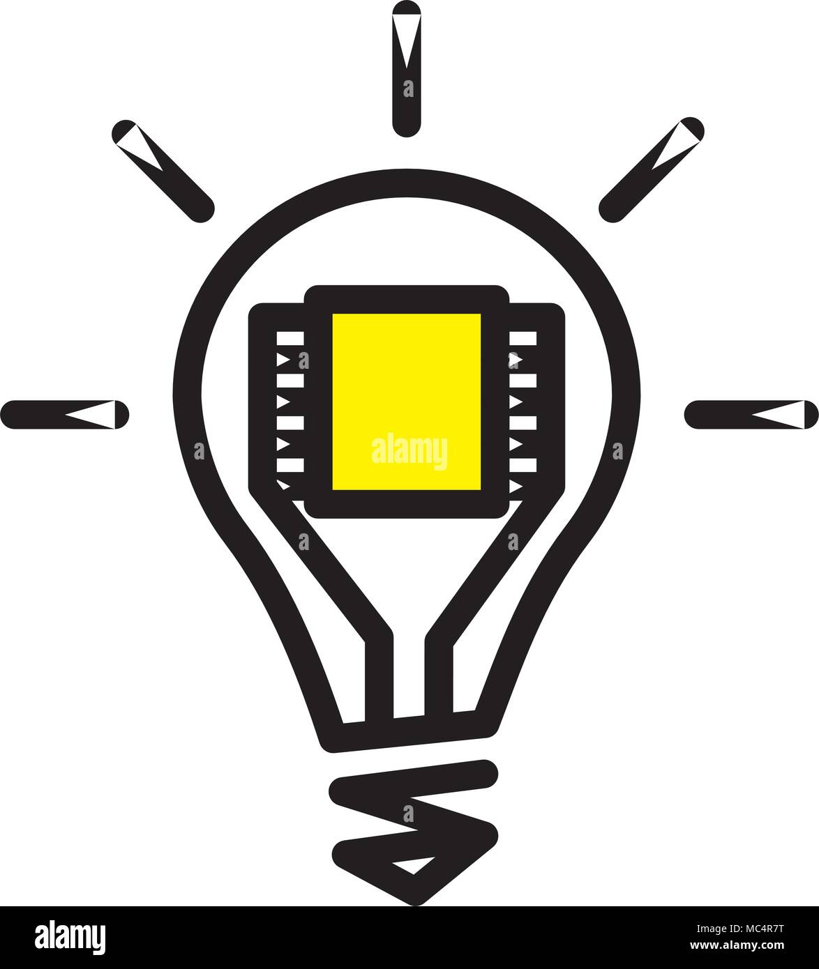 Led light economical electricity Stock Vector Images - Alamy