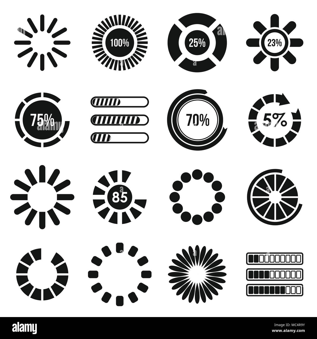 Preloaders vector collection hi-res stock photography and images - Alamy