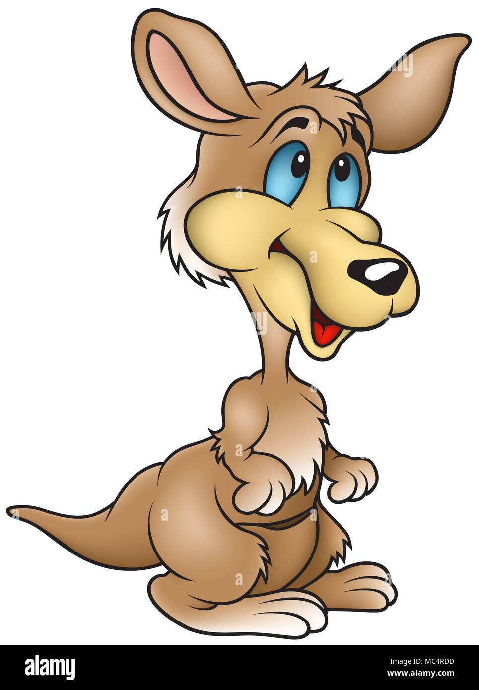 Kangaroo hand drawn clipart hi-res stock photography and images - Alamy