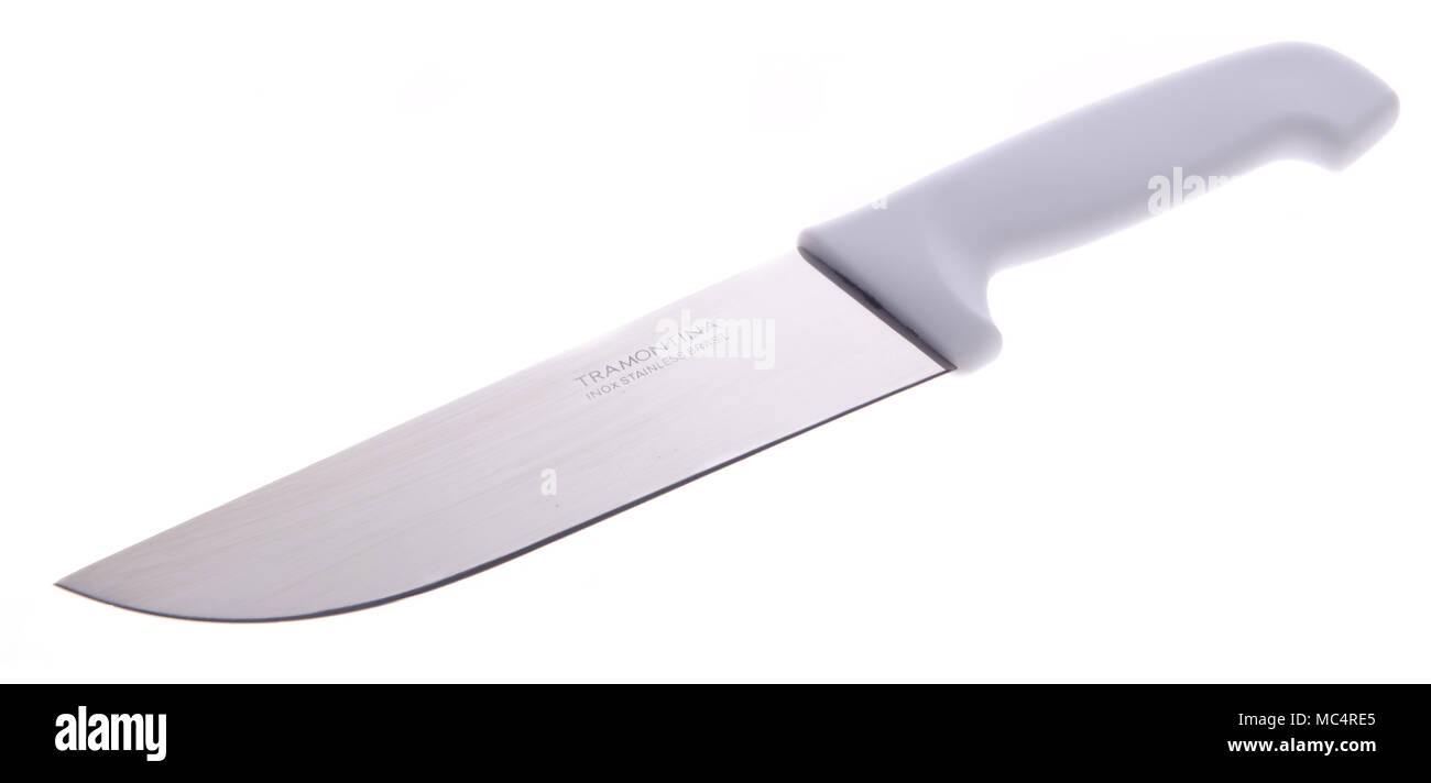 knife close up on white background Stock Photo - Alamy