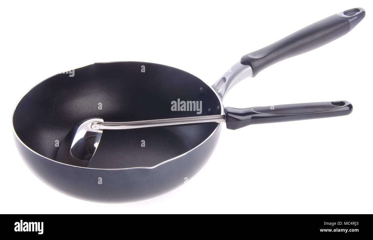 Individual frying pan Cut Out Stock Images & Pictures - Alamy
