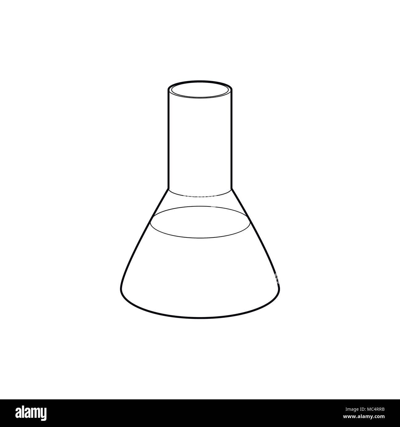 Science drop container laboratory Black and White Stock Photos & Images ...