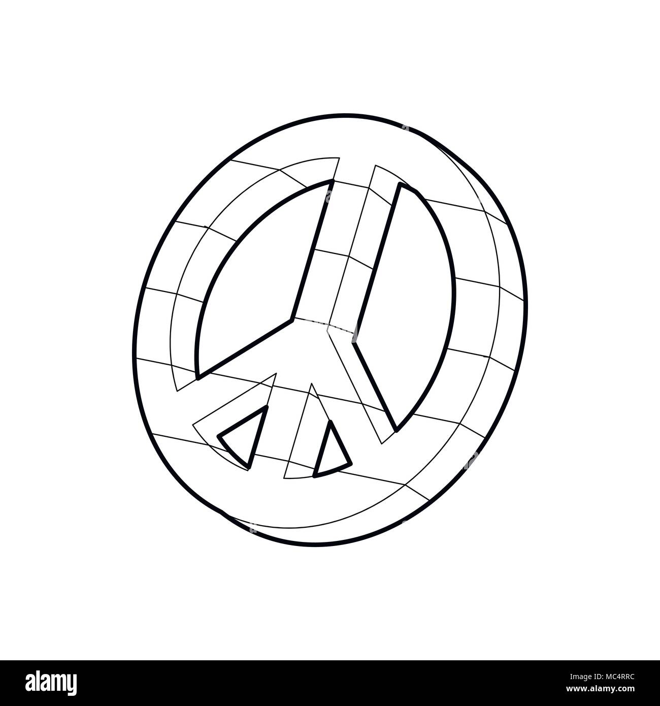 Pacific symbol icon, outline style Stock Vector Image & Art - Alamy