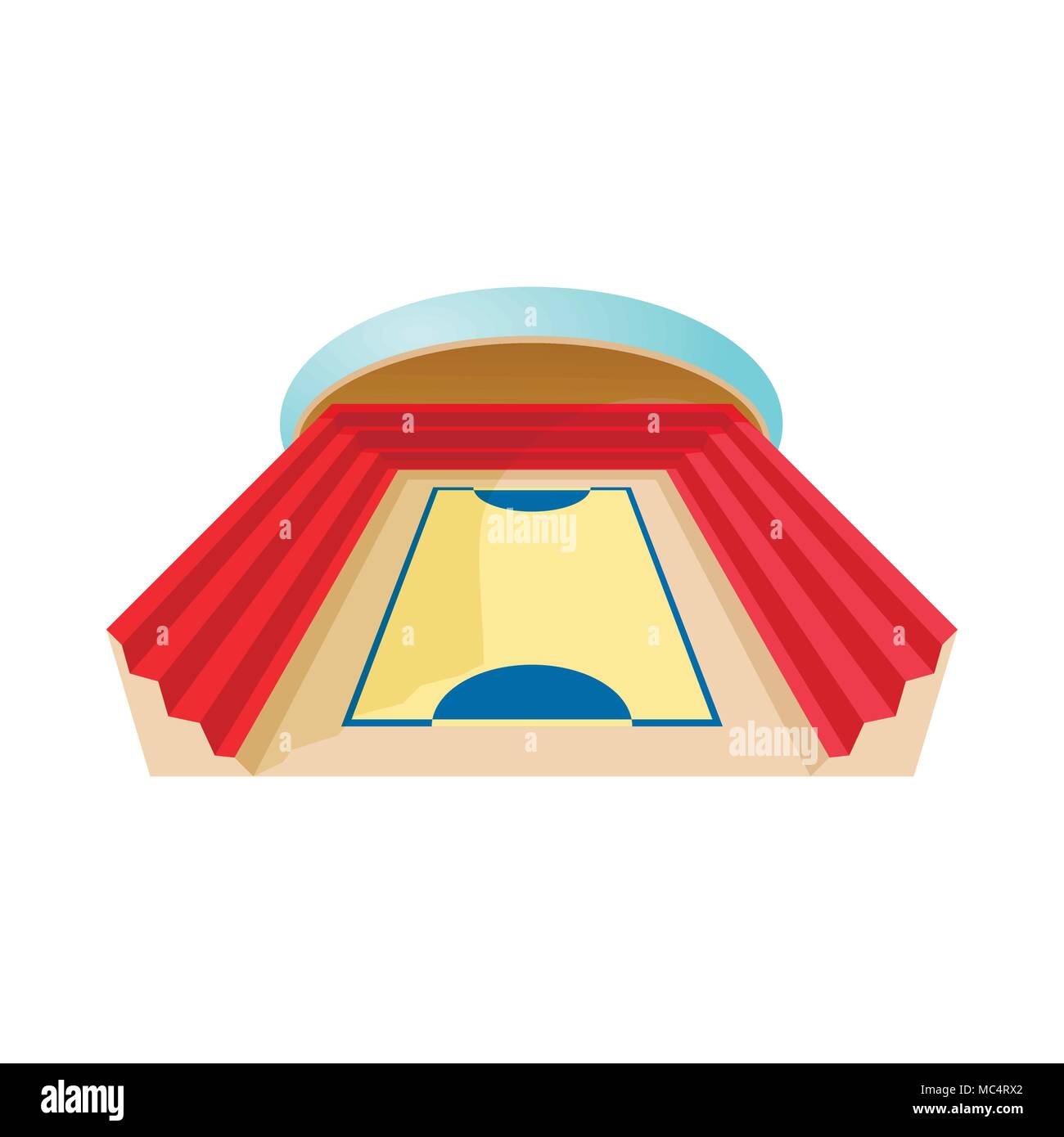 Square stadium icon, cartoon style Stock Vector Image & Art - Alamy