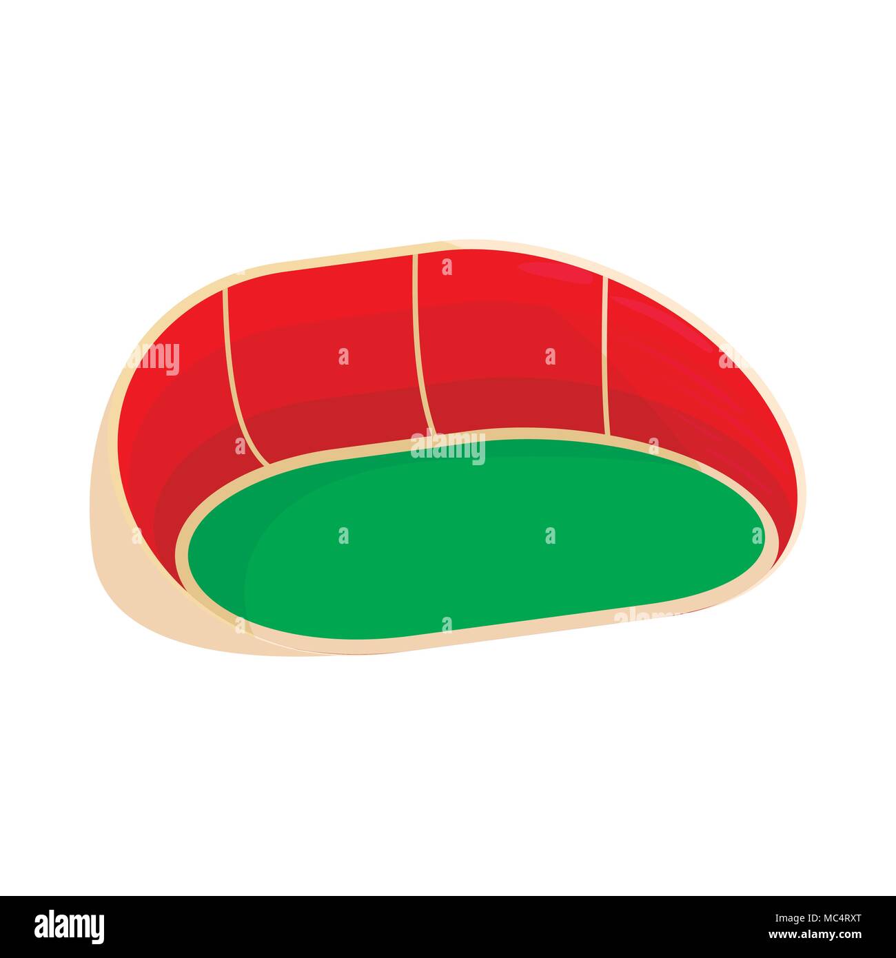 Oval stadium icon, cartoon style Stock Vector Image & Art - Alamy