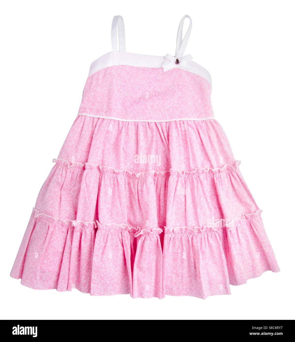 Dress for girls on the white background Stock Photo - Alamy