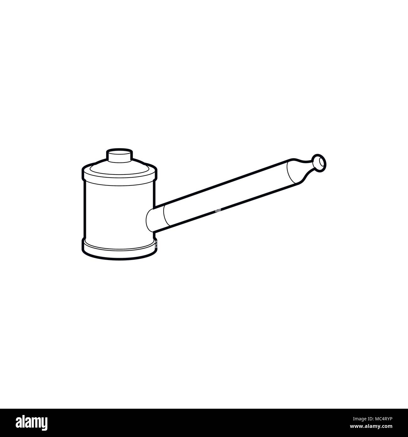 Pipe for vaping icon, outline style Stock Vector Image & Art - Alamy