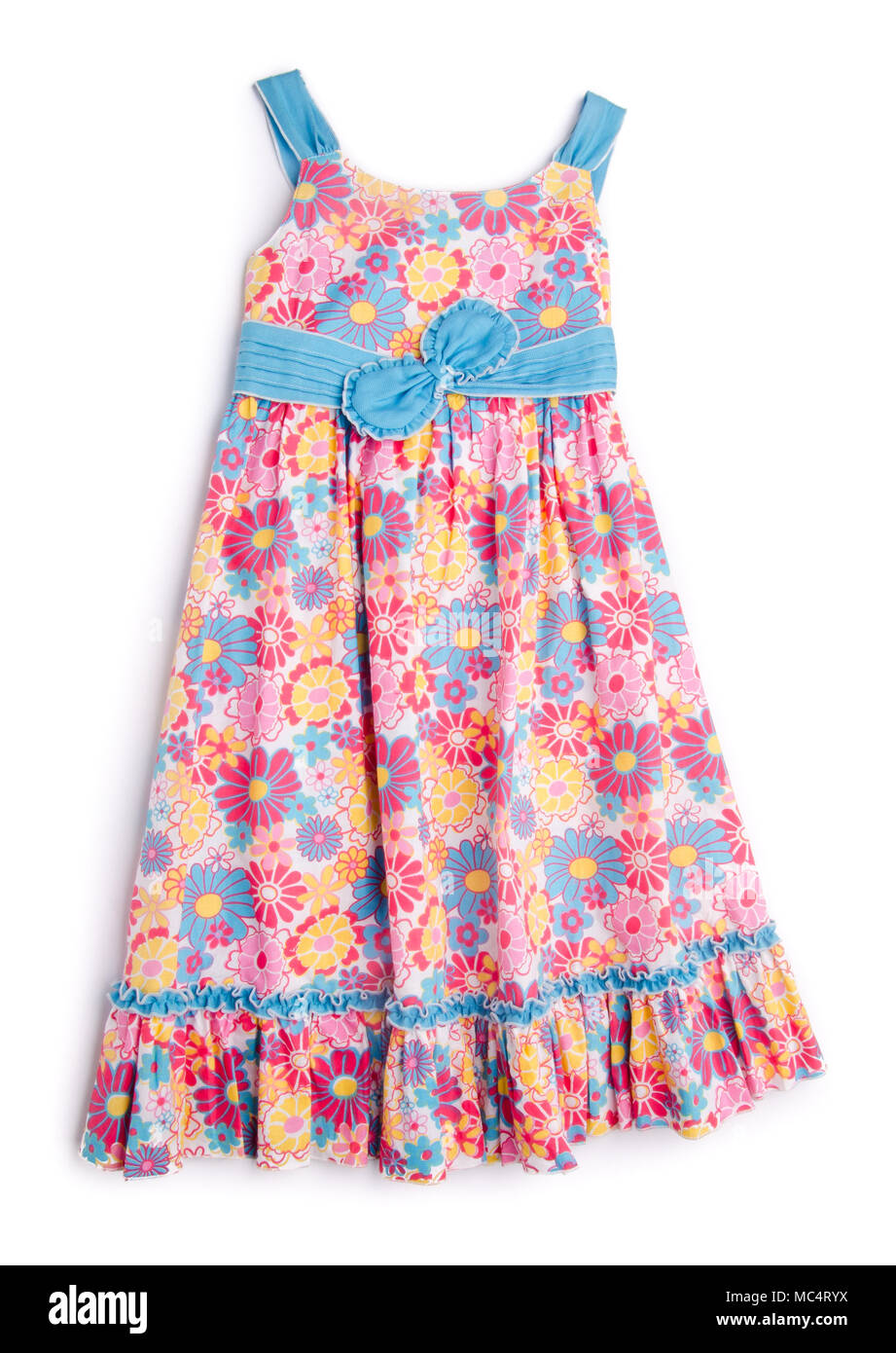 Dress for girls on the white background Stock Photo - Alamy
