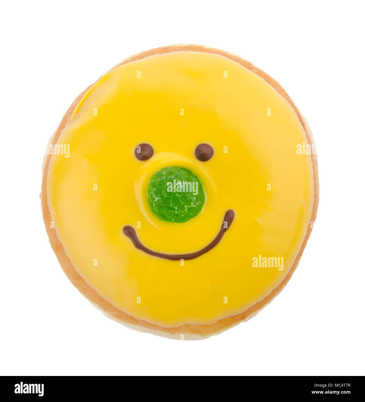 Donut, funny donut face on the background Stock Photo - Alamy