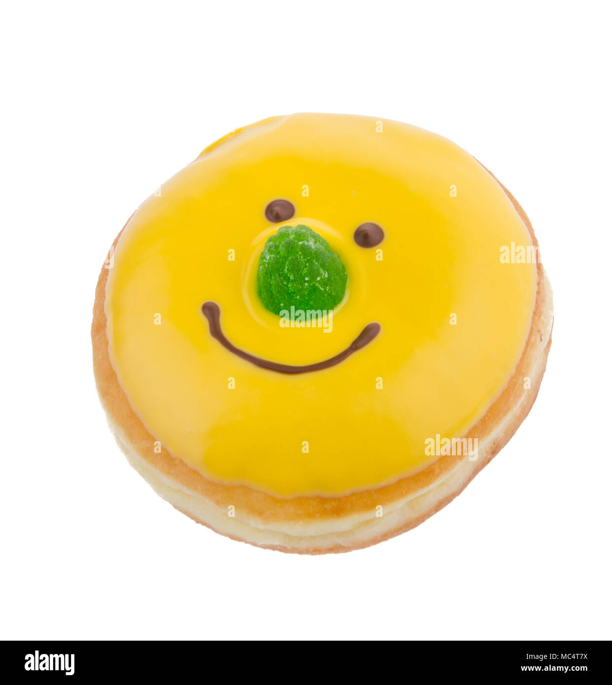 Donut, funny donut face on the background Stock Photo - Alamy