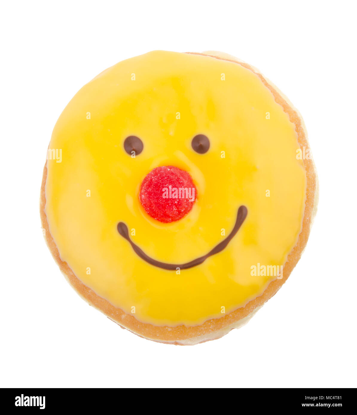 Donut, funny donut face on the background Stock Photo - Alamy