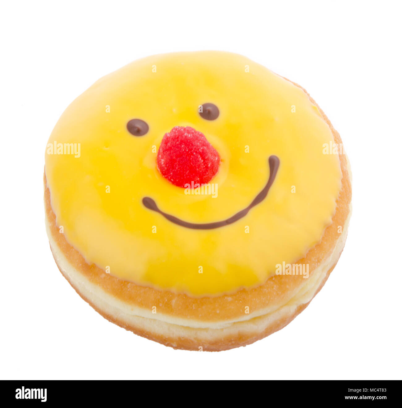 Donut, funny donut face on the background Stock Photo - Alamy
