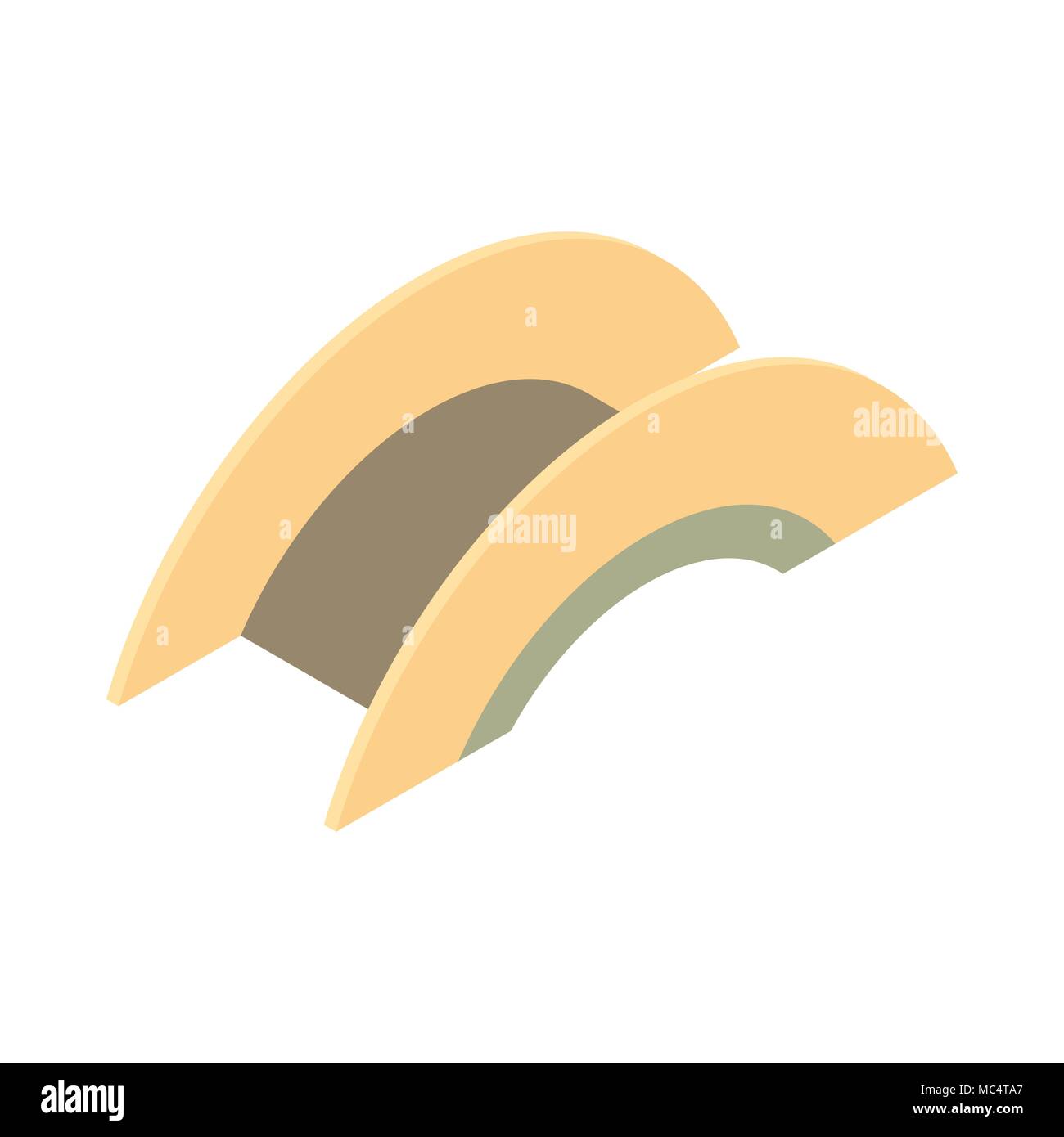 Business bay crossing bridge Stock Vector Images - Alamy