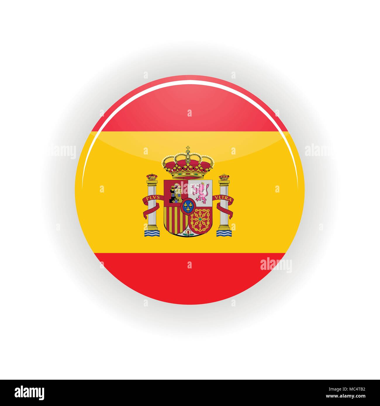 Spain icon circle Stock Vector Image & Art - Alamy