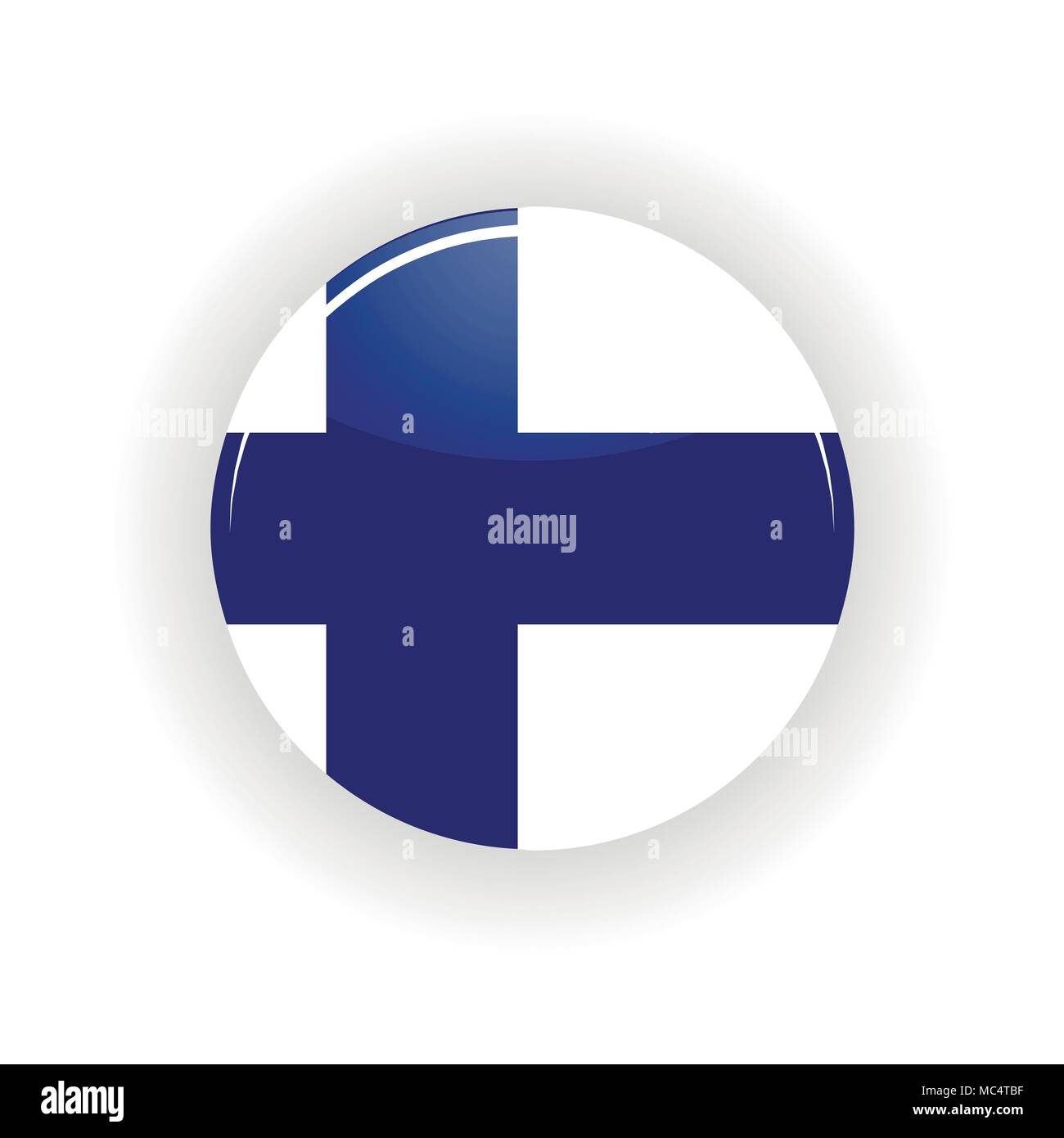 Finland icon circle Stock Vector Image & Art - Alamy
