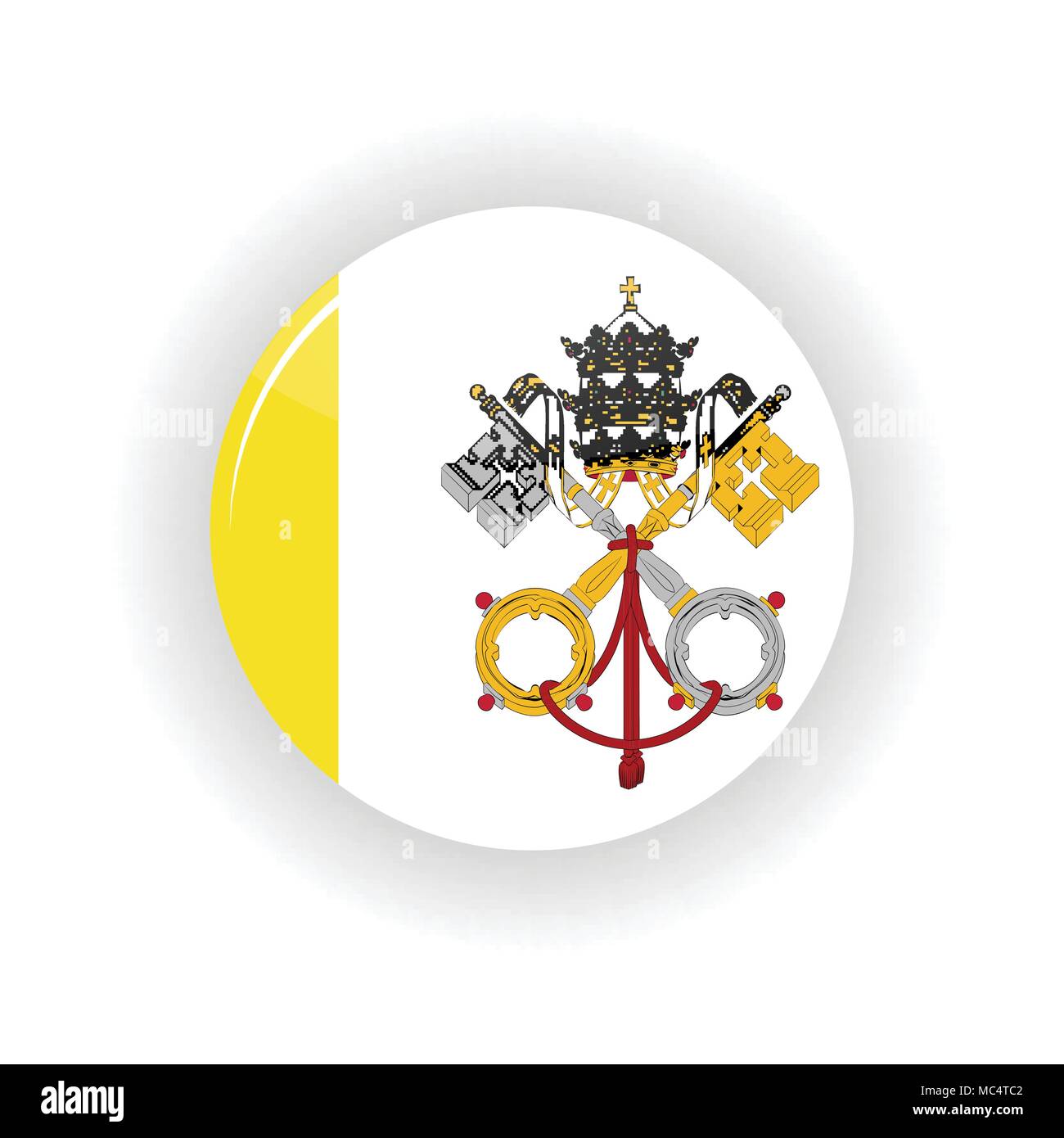 Vatican icon circle Stock Vector Image & Art - Alamy