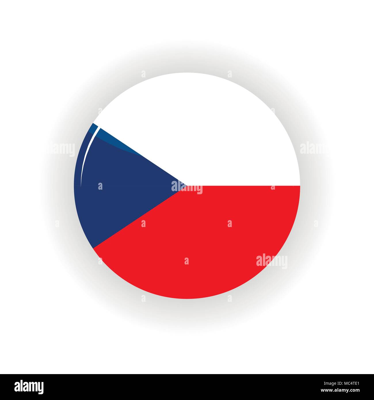 Czech Republic icon circle Stock Vector Image & Art - Alamy