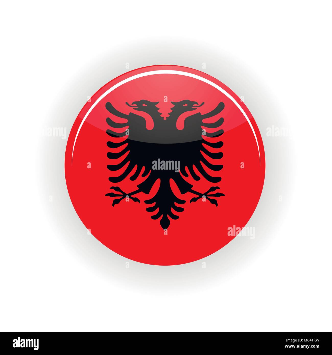 Albania icon circle Stock Vector Image & Art - Alamy