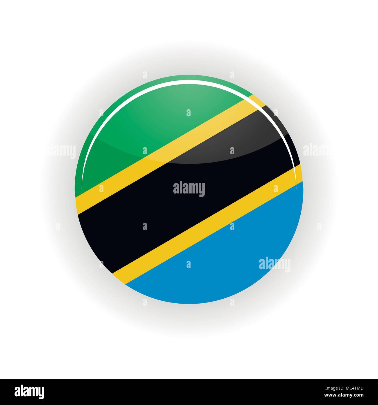 United republic tanzania flag Stock Vector Images - Alamy
