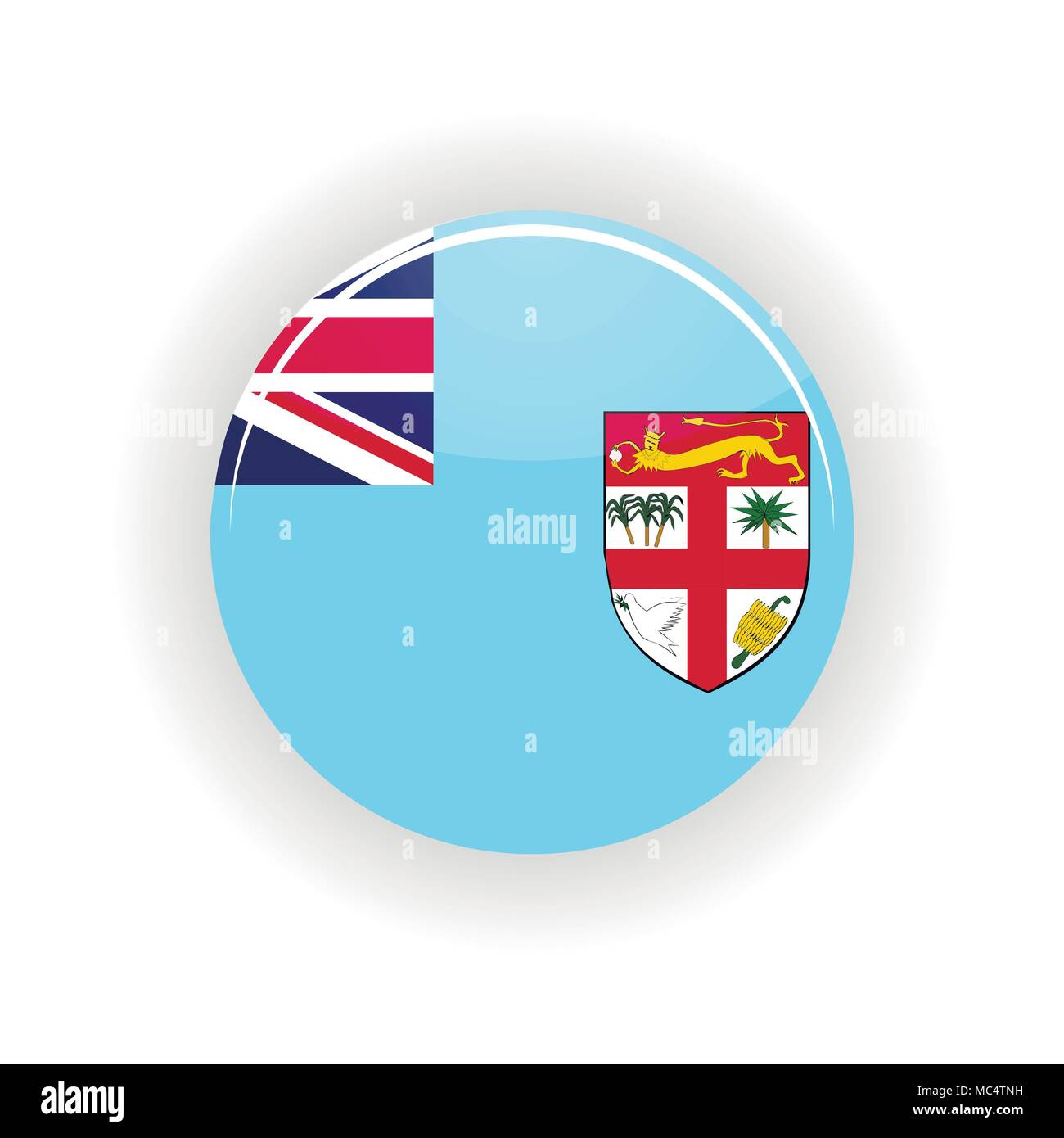 Fiji icon circle Stock Vector Image & Art - Alamy