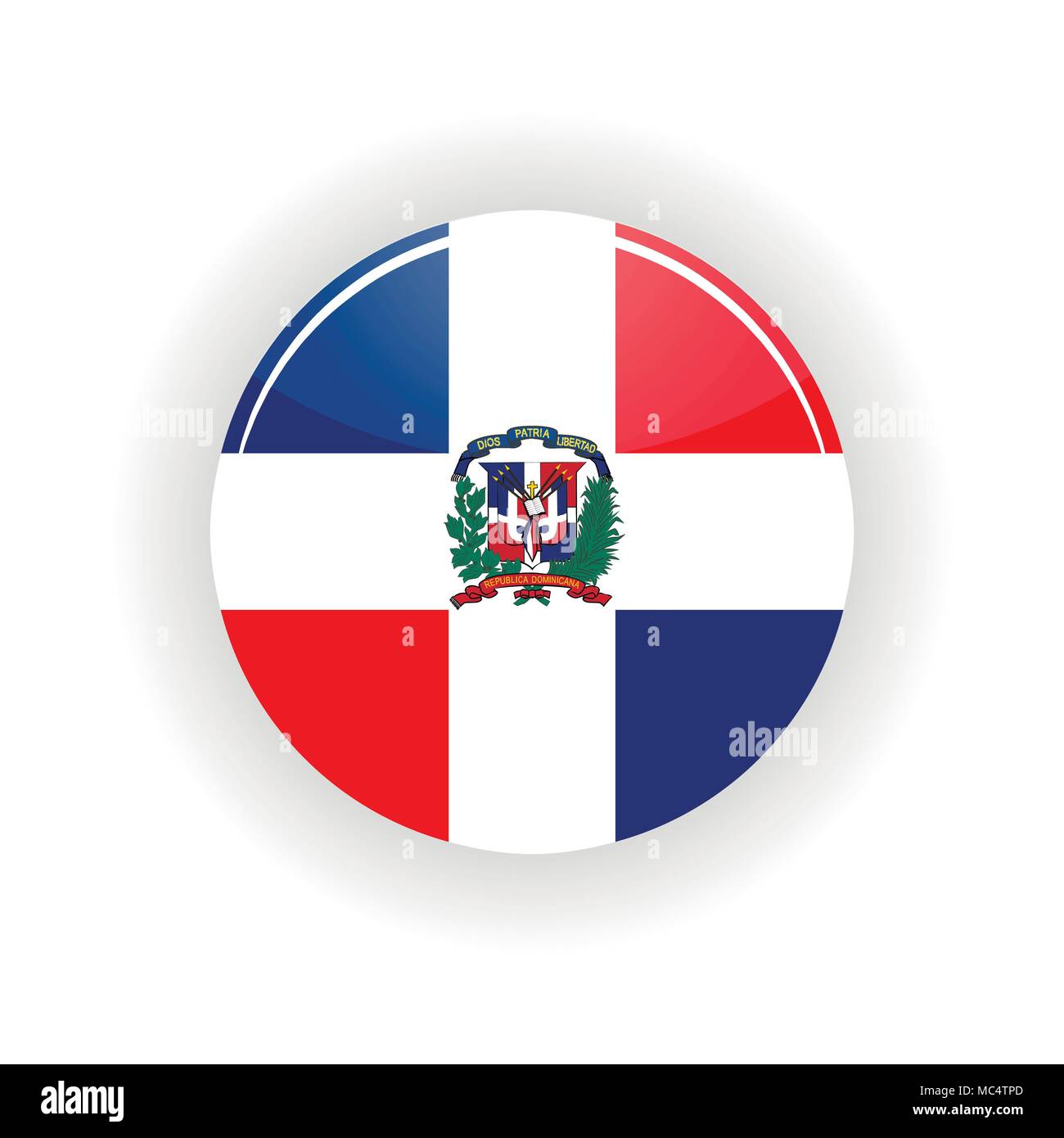 National Flag Of The Dominican Republic Stock Photos & National Flag Of ...