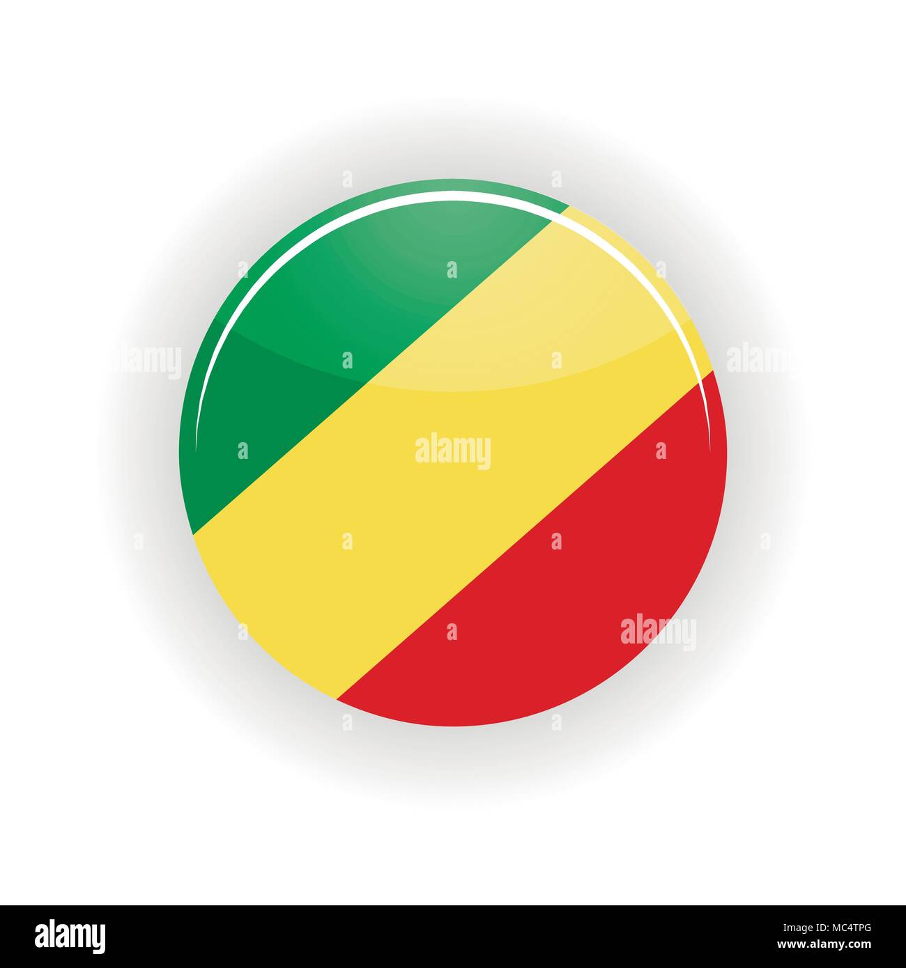 Republic congo brazzaville round hi-res stock photography and images ...