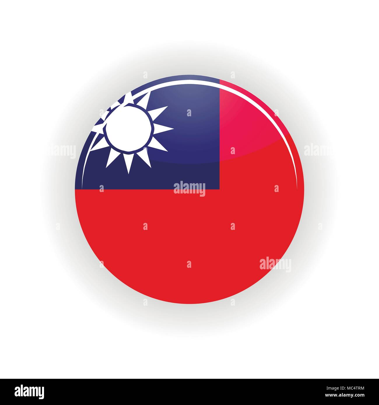 Taiwan icon circle Stock Vector Image & Art - Alamy