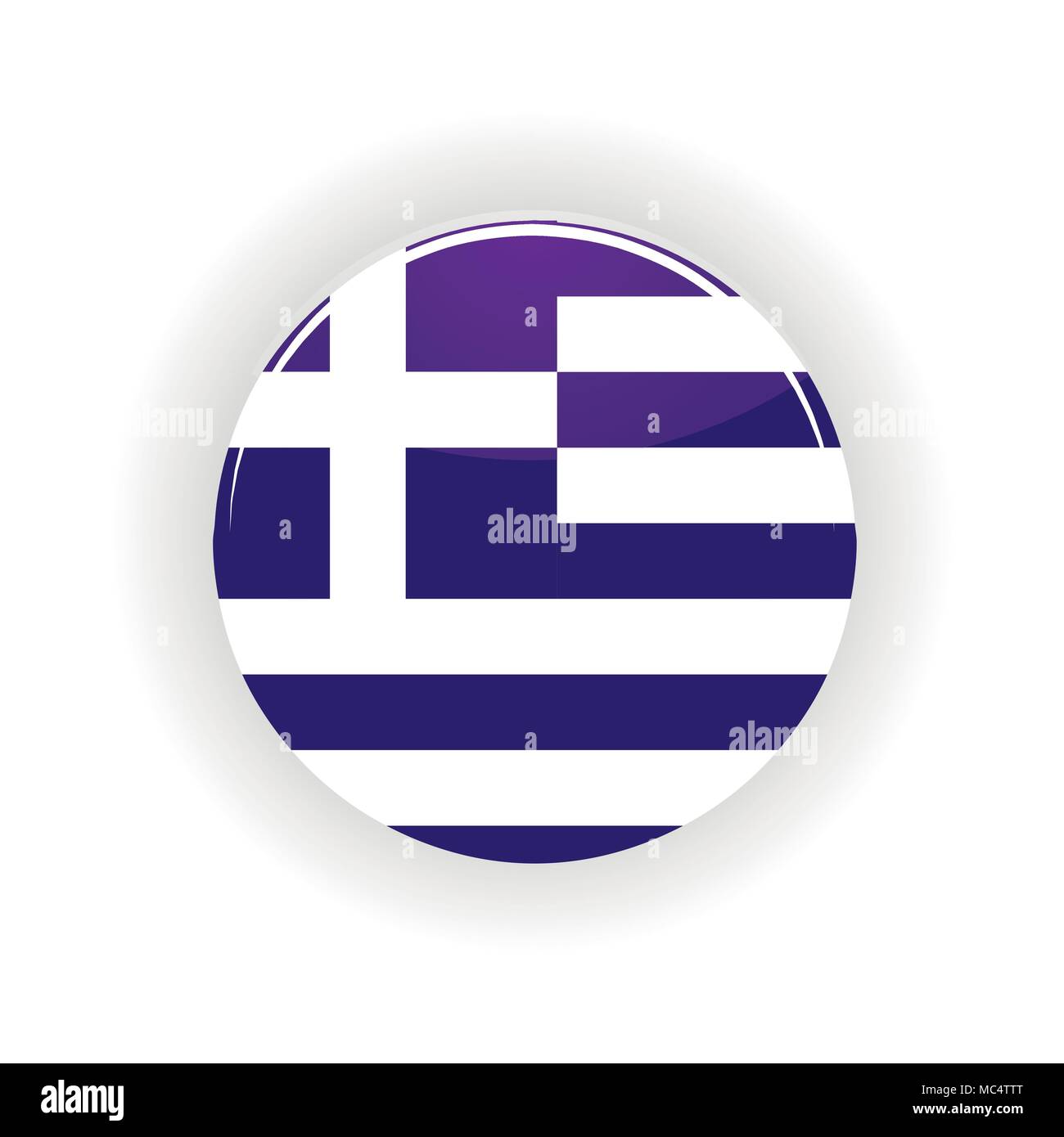 Greece icon circle Stock Vector Image & Art - Alamy