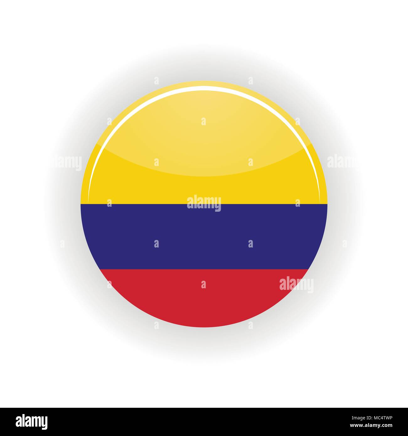 Colombia icon circle Stock Vector Image & Art - Alamy