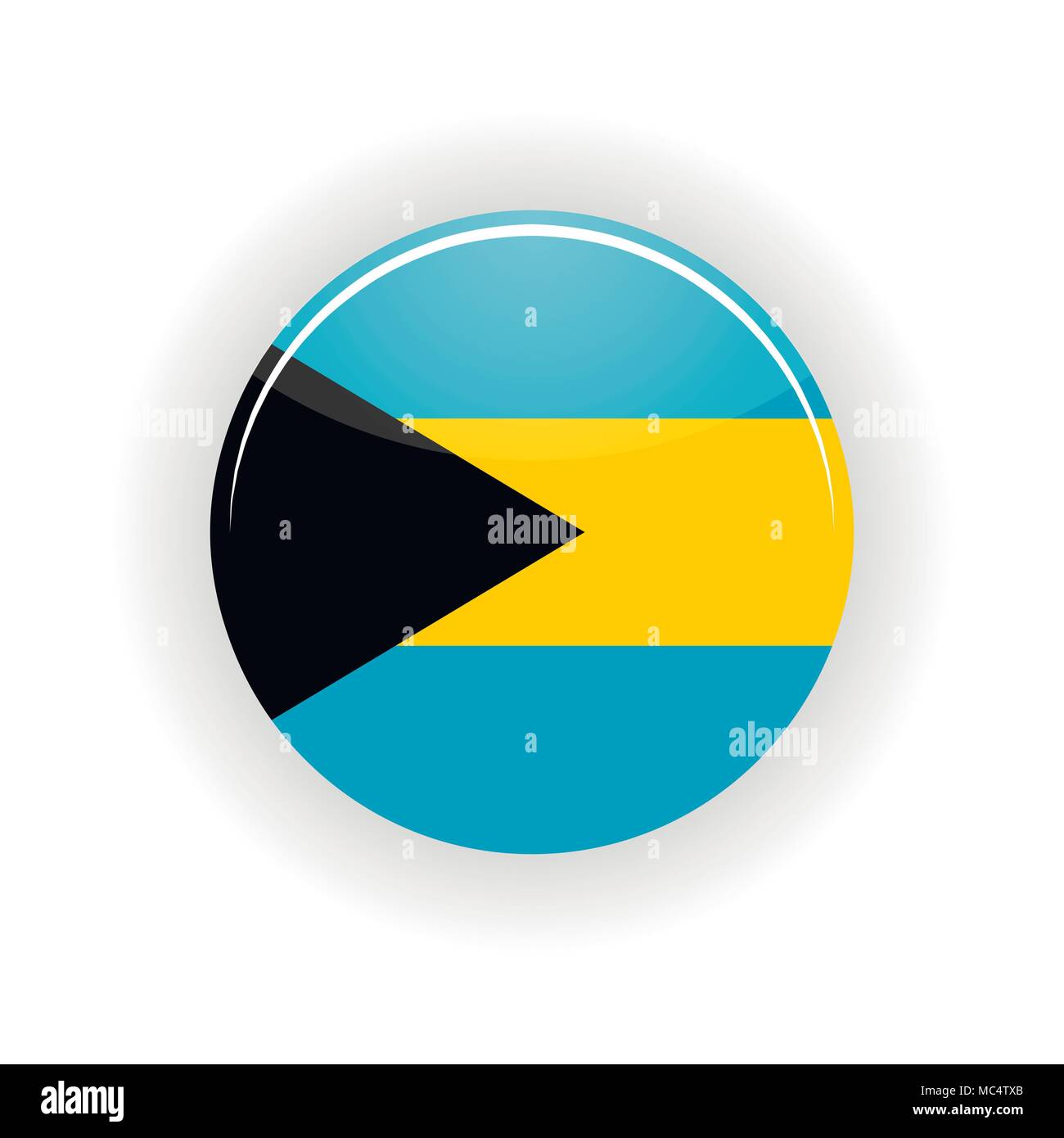 Bahamas icon circle Stock Vector Image & Art - Alamy