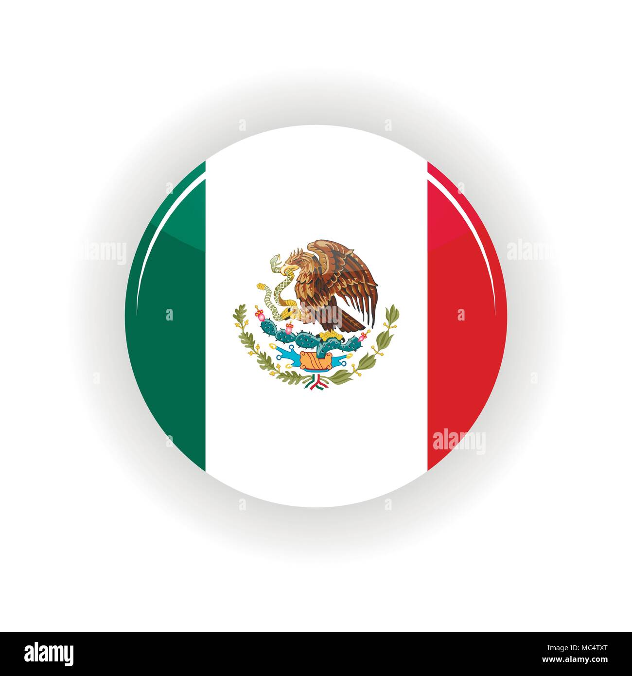 Mexico icon circle Stock Vector Image & Art - Alamy