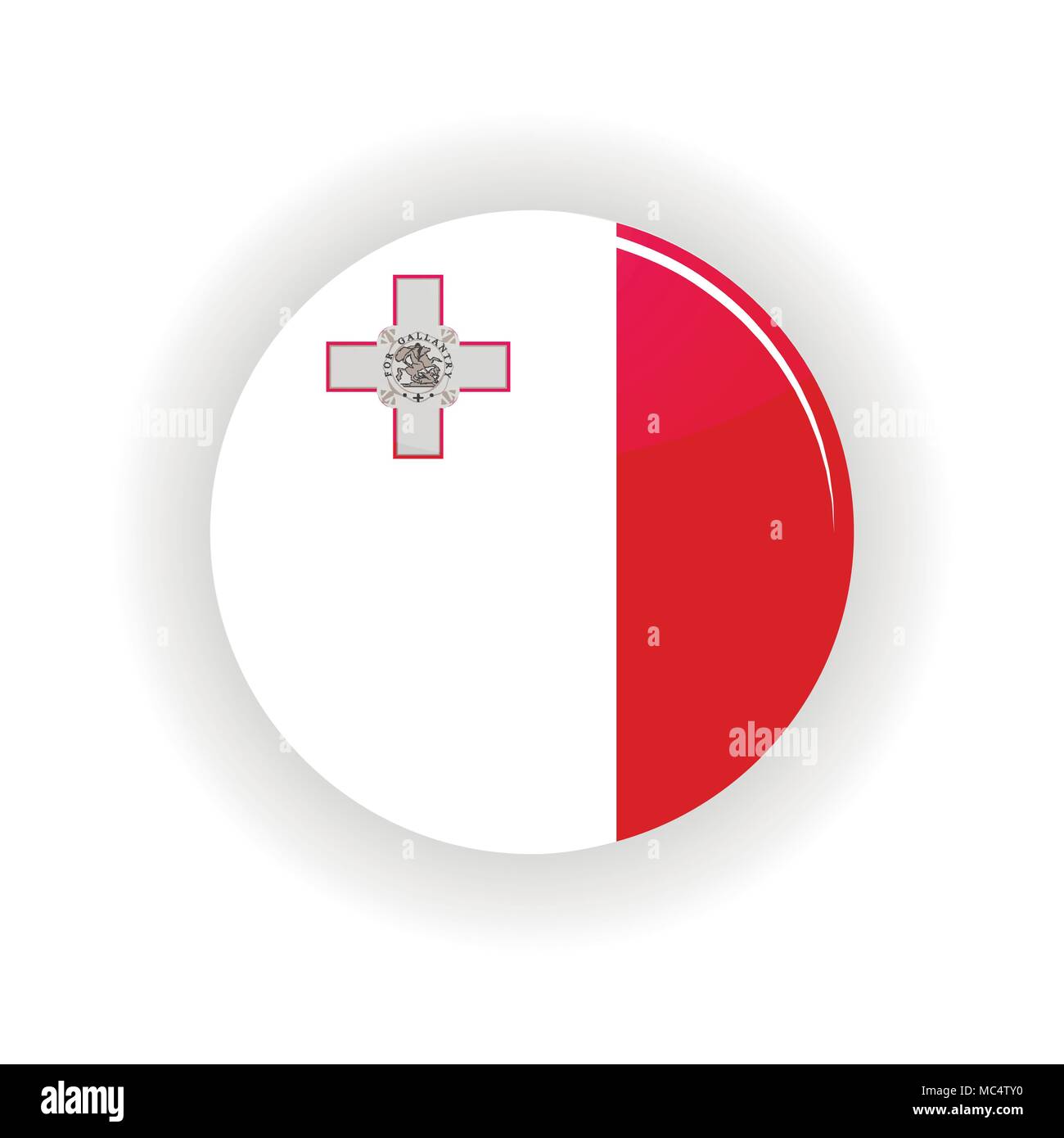 Malta icon circle Stock Vector Image & Art - Alamy