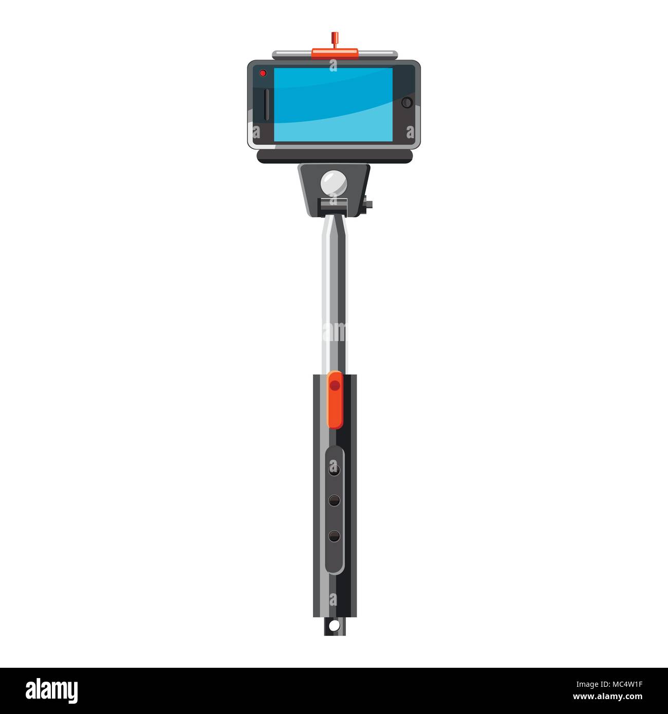 Selfie monopod stick icon, cartoon style Stock Vector Image & Art - Alamy