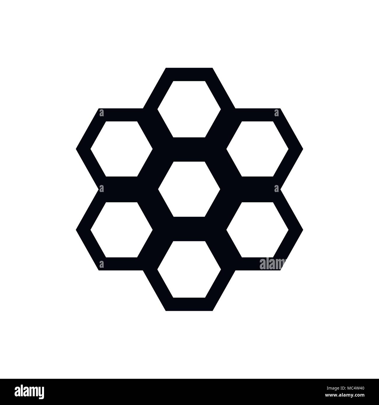 Honeycomb icon in simple style Stock Vector Image & Art - Alamy