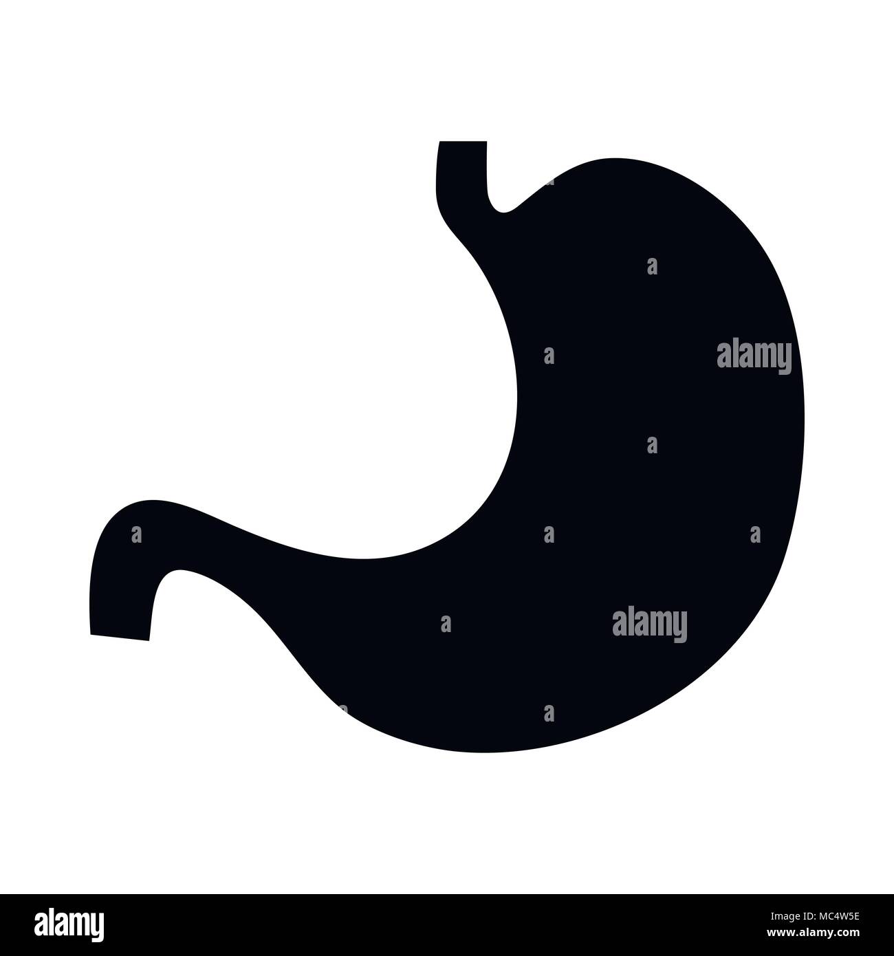 Human stomach icon, simple style Stock Vector Image & Art - Alamy