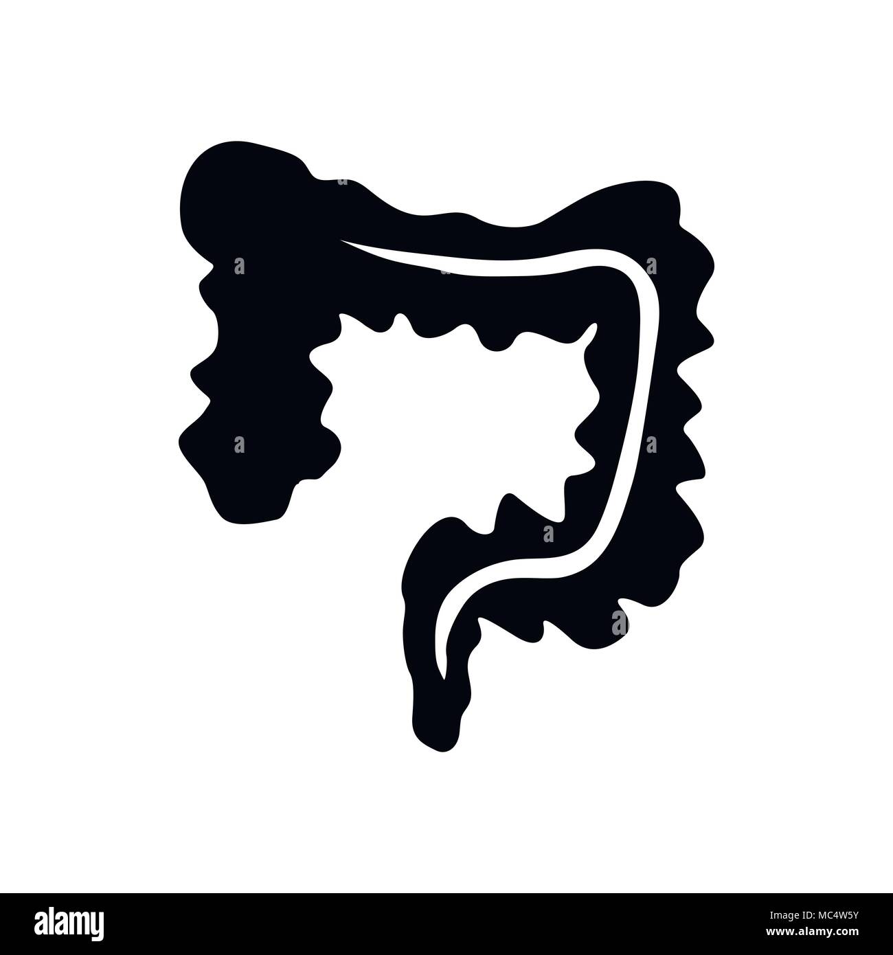 Human colon icon, simple style Stock Vector Image & Art - Alamy