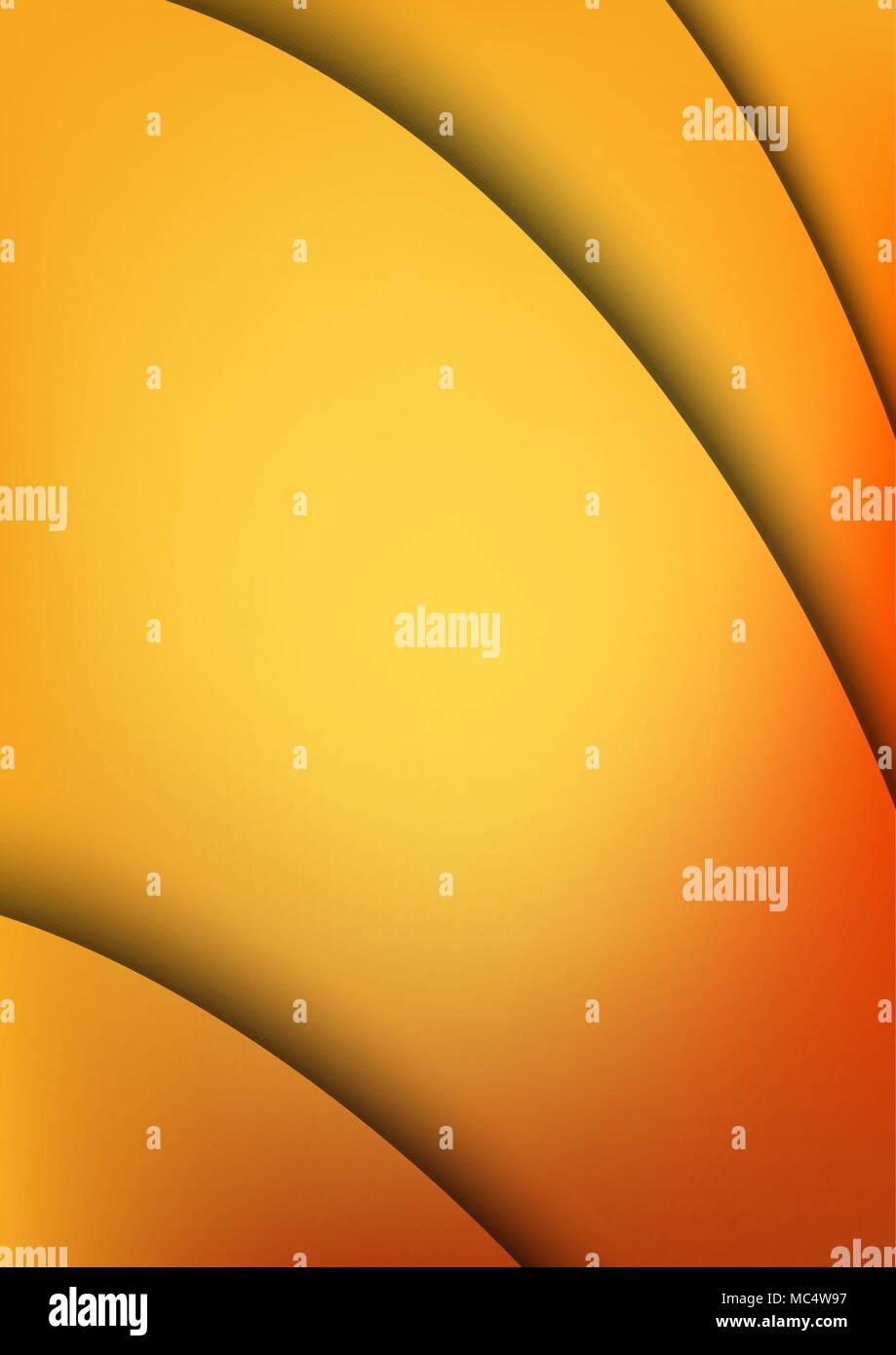 abstract vertical orange background with shadows Stock Vector Image ...