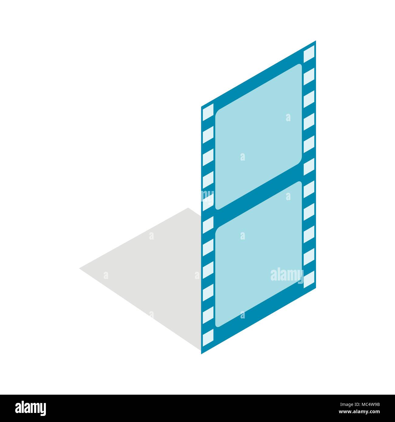 Film strip icon, isometric 3d style Stock Vector Image & Art - Alamy