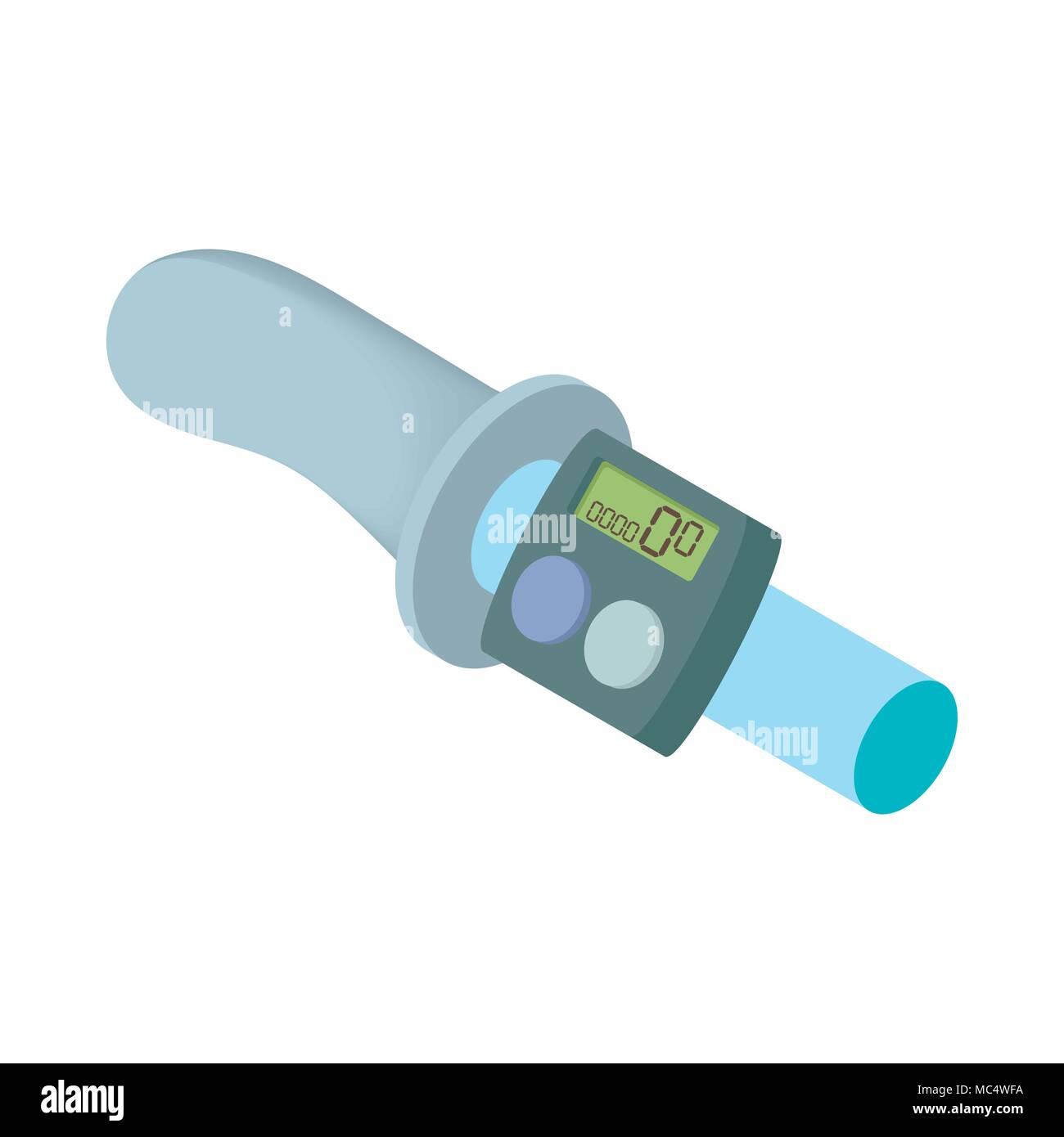 Speed counter icon in cartoon style Stock Vector Image & Art - Alamy