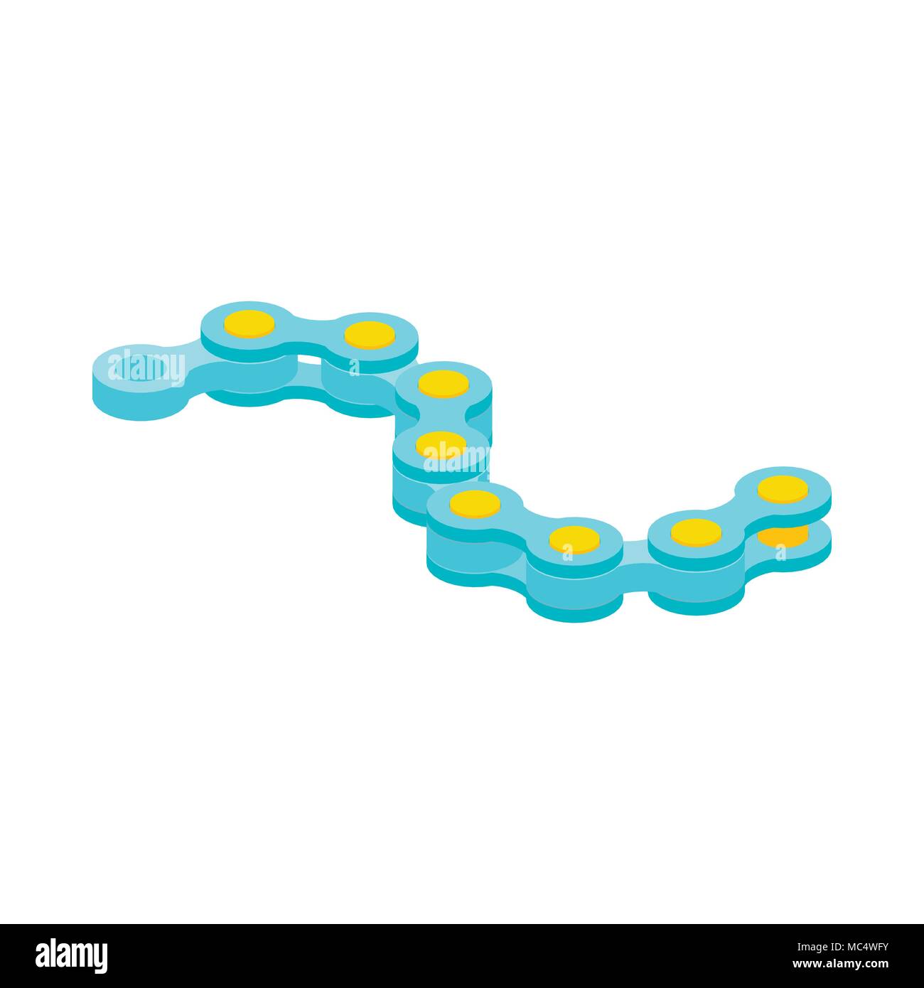 Bike chain icon, cartoon style Stock Vector Image & Art - Alamy