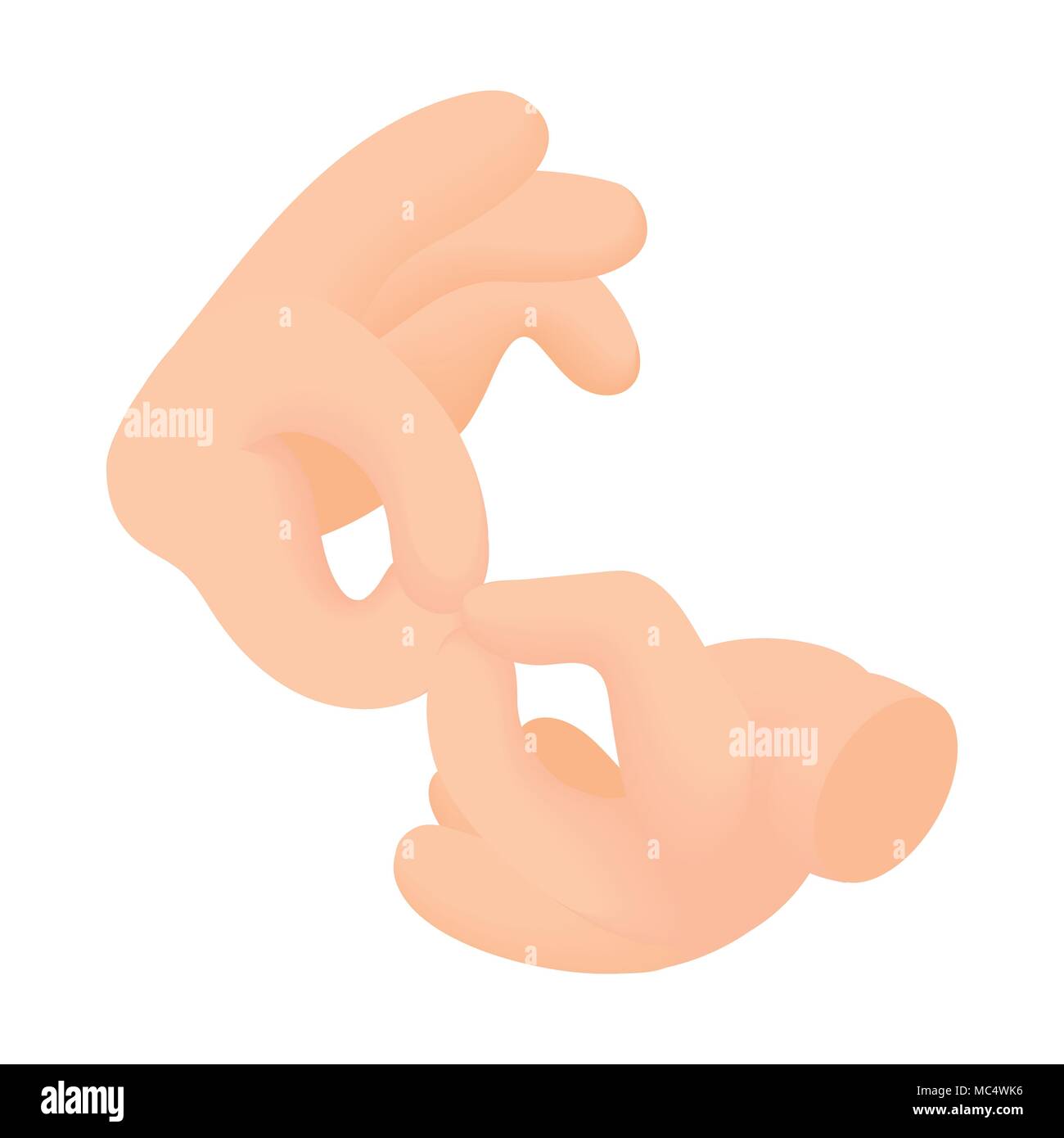 Sign language icon, cartoon style Stock Vector Image & Art - Alamy