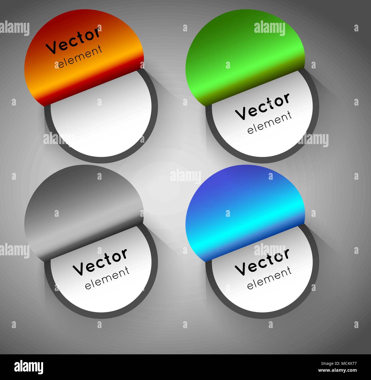 abstract circles badges, price tags labels, design template Stock ...