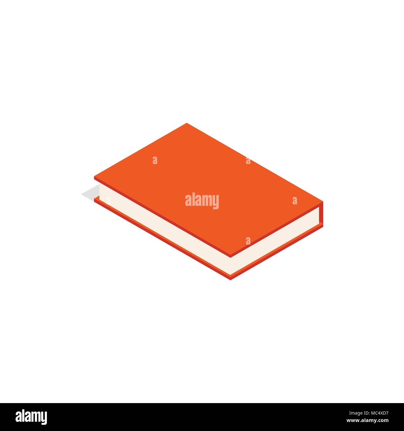 Red book icon, isometric 3d style Stock Vector Image & Art - Alamy