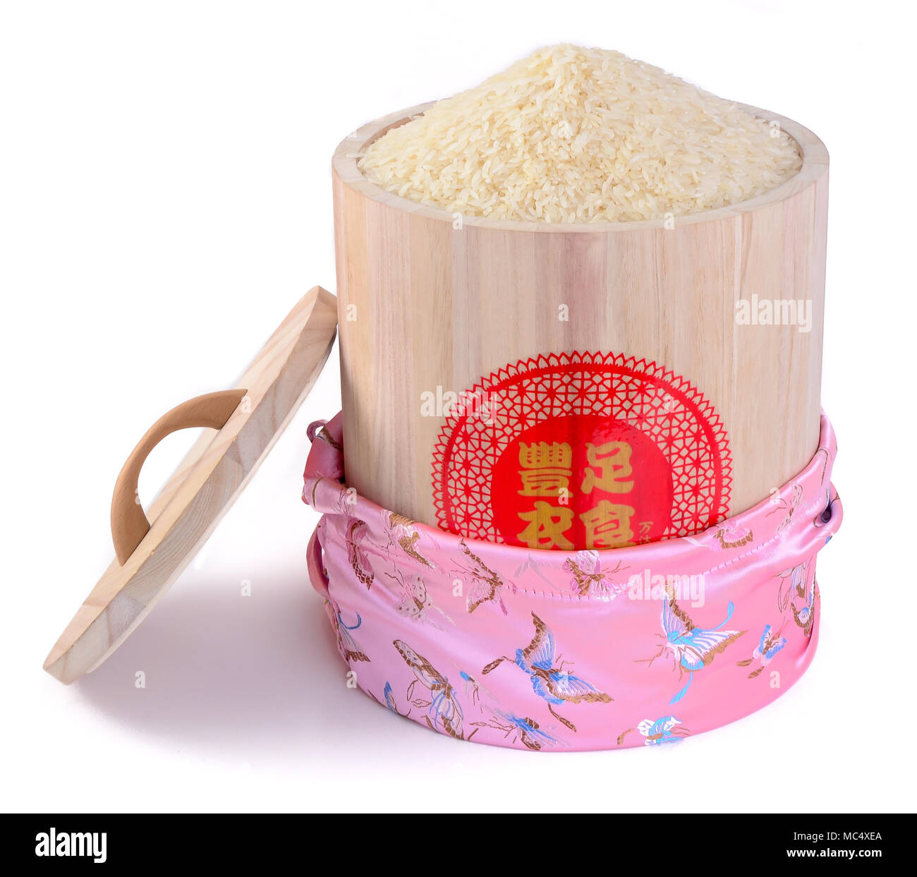 Rice storage jar Cut Out Stock Images & Pictures - Alamy